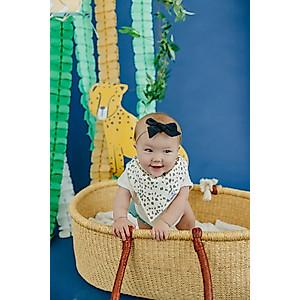 Copper Pearl Baby Bandana Bibs - 4 Pack Soft Cotton Baby Bibs for Drooling and Teething, Absorbent Drool Bibs for Baby Girl and Boy, Adjustable to Fit Newborns to Toddlers, Tons of Styles (Bengal)