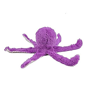 Best Pet Supplies Crinkle Dog Toy for Small, Medium, and Large Breeds, Cute No Stuffing Duck with Soft Squeaker, Fun for Indoor Puppies and Senior Pups, Plush No Mess Chew and Play - Dark Purple