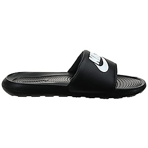 NIKE Women's Victori One Slide Trail Running Shoe, Black White Black, 6