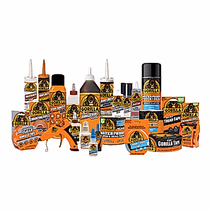 Gorilla Tape, Silver Duct Tape, 1.88" x 35 yd, Silver, (Pack of 1)