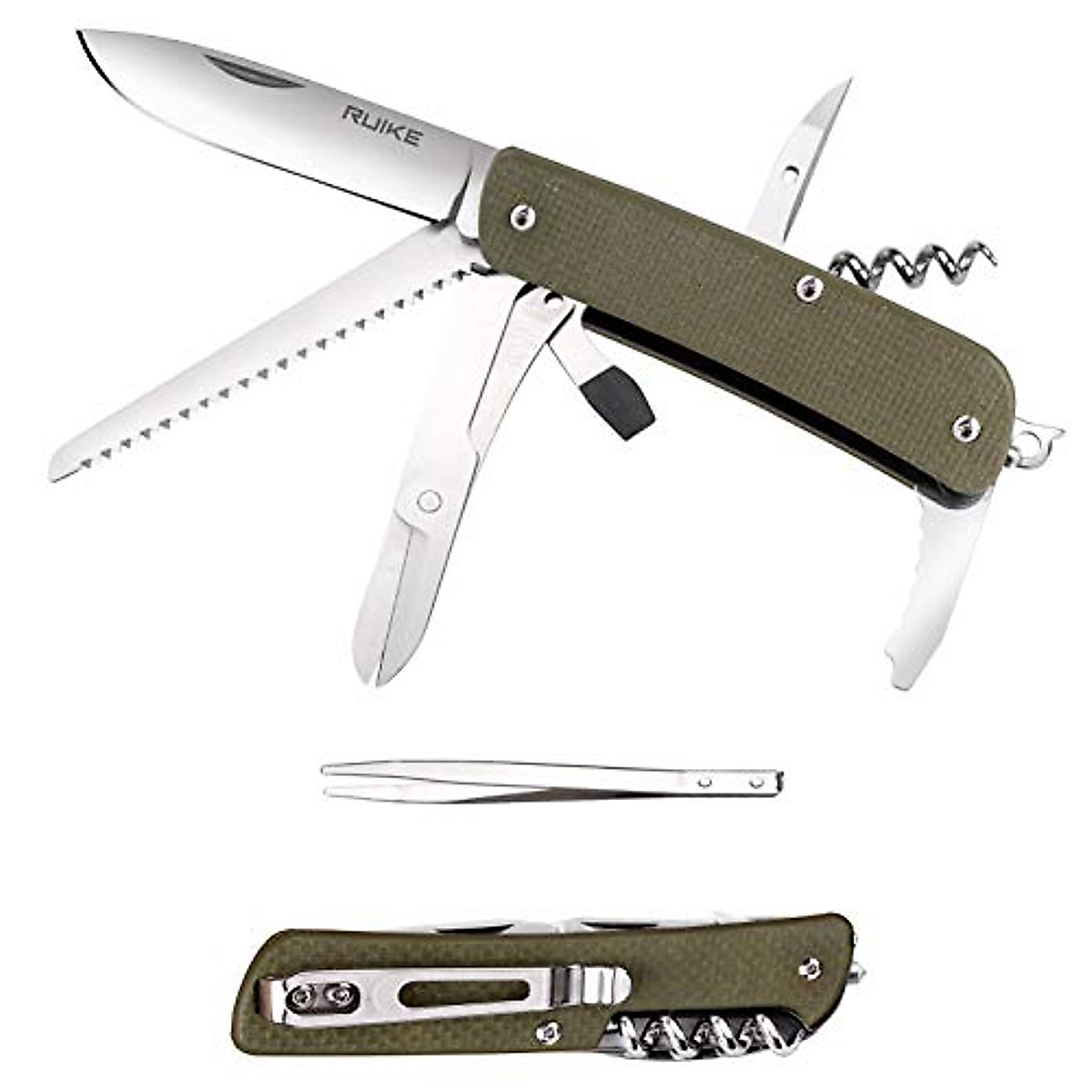 Ruike Multifunctional Knive, Green, G10 (-G)