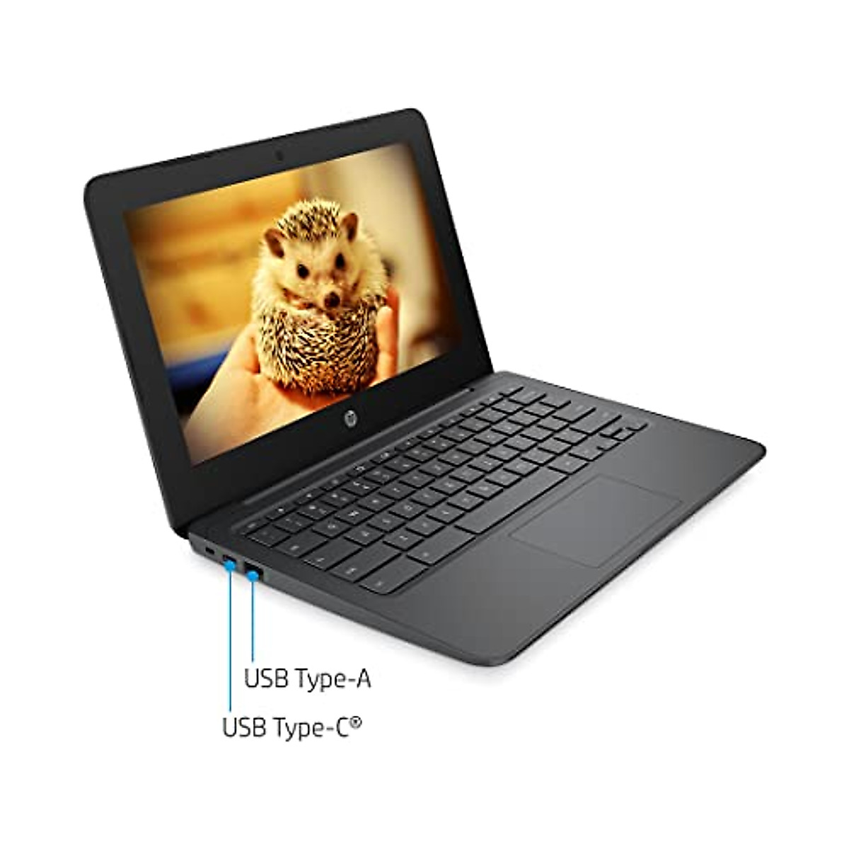 HP 2022 Chromebook 11.6" HD for Business and Student Laptop, Intel Celeron N3350 Processor, 4GB RAM, 160GB Storage( 32GB eMMc+128GB MicroSD), Intel HD Graphics, HD Webcam, Gray, Chrome OS