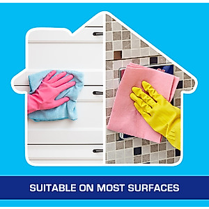 Mr Clean Multi Purpose Meadows Rain Liquid Cleaner Professional Household Non-Toxic Hardwood Floor Cleaner, 64 Ounce, New and Improved 2X Concentrated Solution, with NOIS Tissue Pack