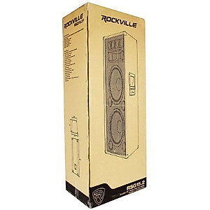 Rockville RSG15.24 Dual 15” 3000 Watt 3-Way 4-Ohm Passive DJ/Pro Audio Speaker
