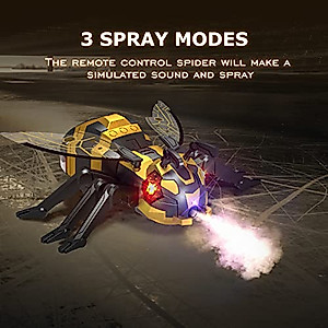 Remote Control Bee Kids Toys - Realistic RC Bee Robot, Robot Toys for Kids with Music, LED Light, Toys for 3 4 5 6 7 8 9 10 11 12+ Year Old Boys/Girls, Gifts for Christmas Easter Halloween, Birthday