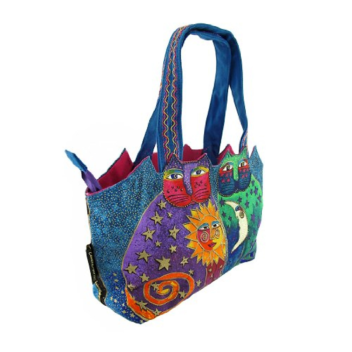 Laurel Burch `Celestial Felines` Medium Tote Purse