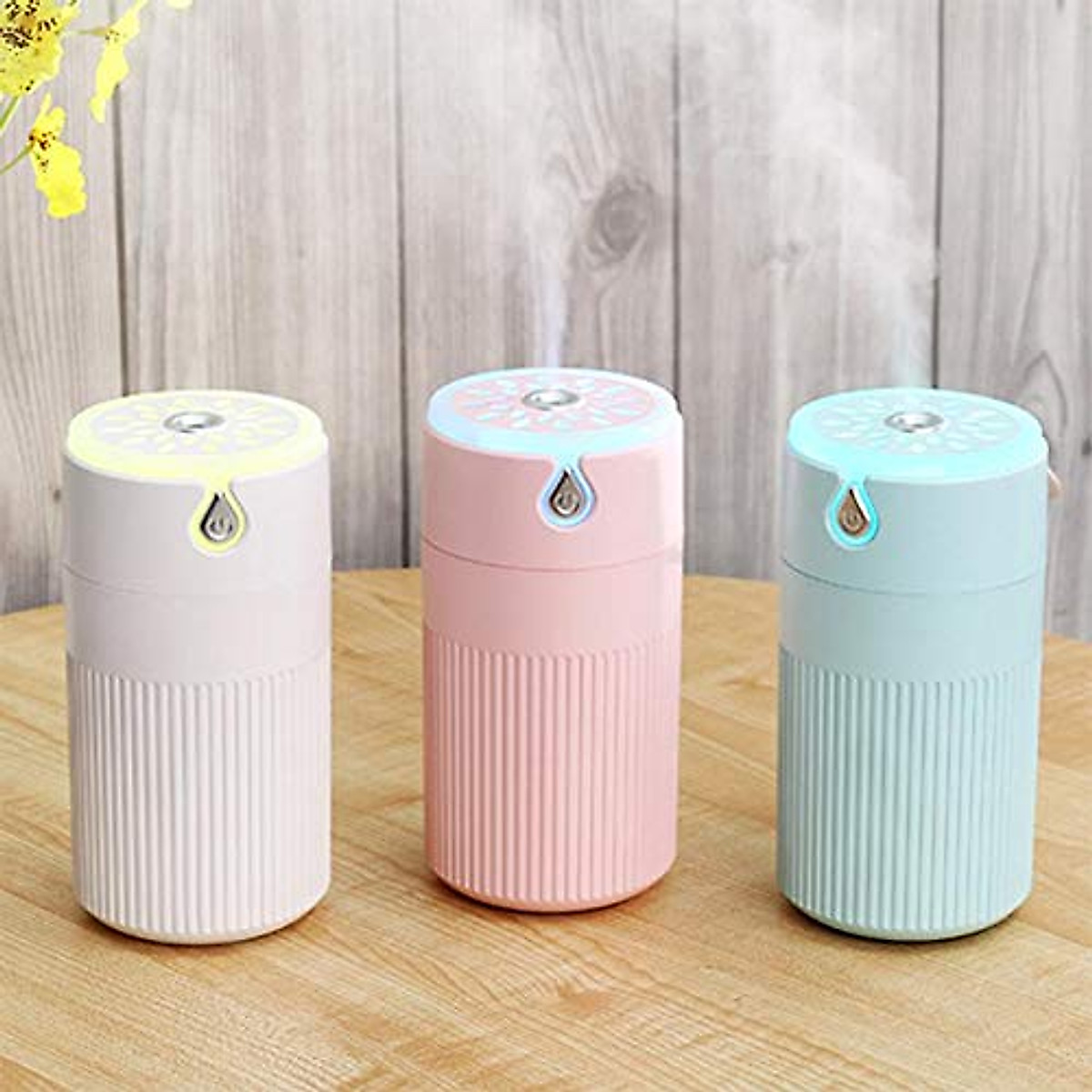 LEIGONG Desktop Portable Mini Air Purifier, Remove 99.97% Smoke Dust,Secondhand Smoke, Multipurpose Air Cleaner for Home, Bedroom, Office Car(Pink)