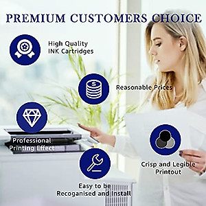 Mooho Remanufactured Ink Cartridge Replacement for HP 67XL 67 XL HP67 HP67XL for HP Envy 6055 6055e 6052 Envy Pro 6455 6455e Deskjet 2755e 2755 Deskjet Plus 4140 4155e Printer (Black, 2 Combo Packs)