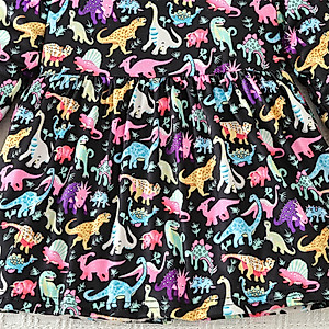 Baby Fall 2023 Dress Christmas Halloween Costumes Ruffle Sleeve Floral & Pumpkin Print Dresses Outfits Kids Baby Trick or Treat Candy Sugar Ask Dress Black