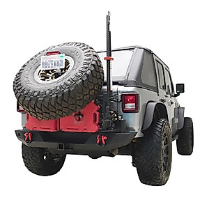 Body Width Rear Bumper and Tire Carrier