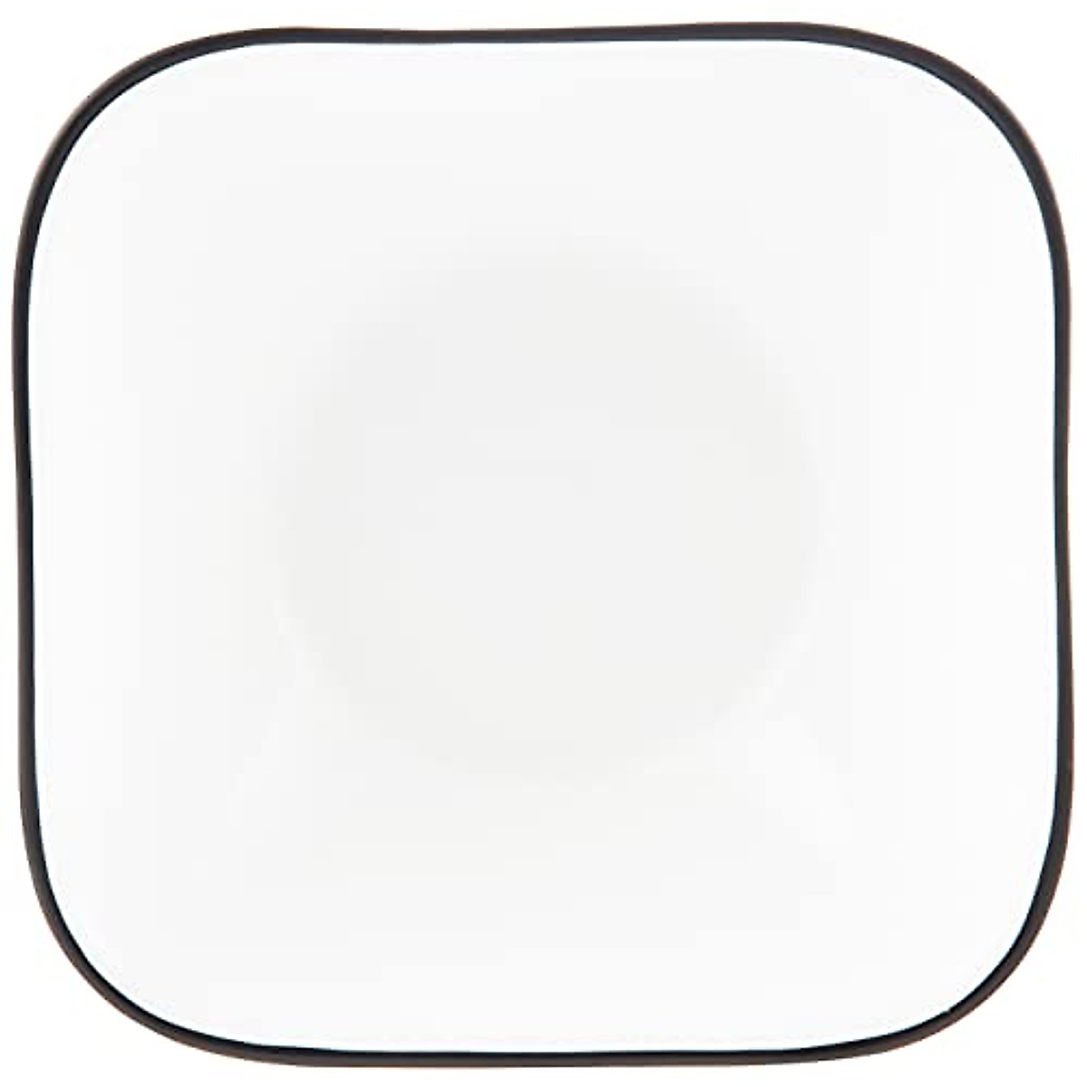 Corelle Vitrelle 6-Piece (22-Oz) Cereal Soup Bowls, Triple Layer Glass and Chip Resistant, Lightweight Square Dinnerware Bowl Set, Simple Lines