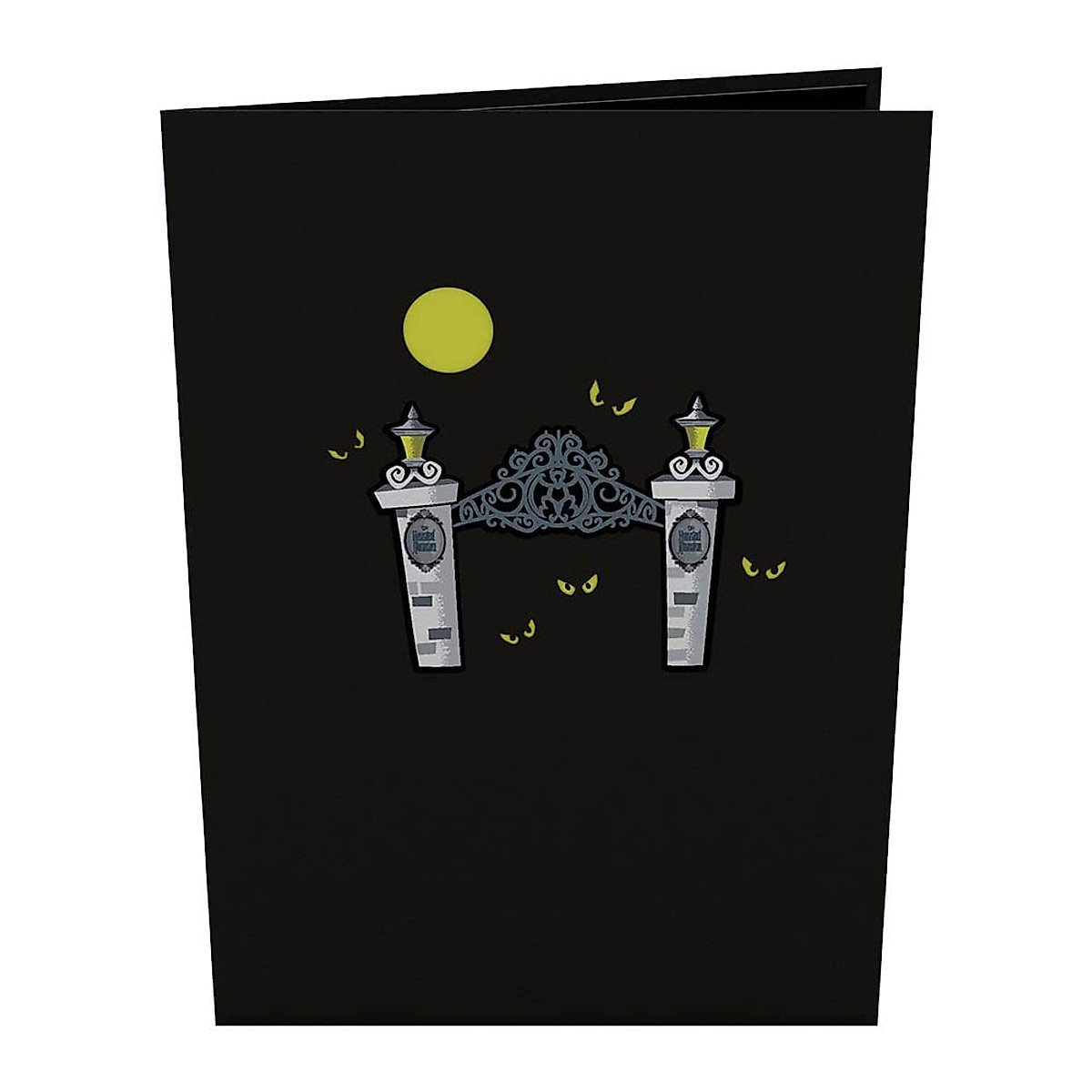 ﻿﻿Lovepop Disney Holiday PopUp Card for Her & Him 3D Halloween Greeting Cards for Boys Girls The Haunted Mansion 5" x 7" Ghoulish - Envelope Included