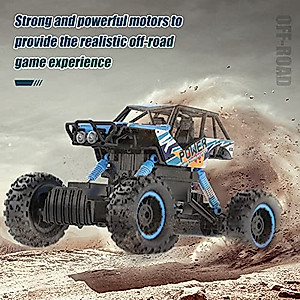 DOUBLE E RC Car 1:12 Remote Control Car Monster Trucks 4WD Off Road RC Truck with Head Lights All Terrain Electric Vehicles