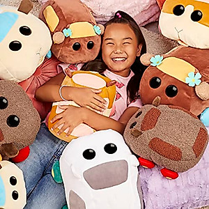 MGA Entertainment Pui Pui Molcar 11-Inch Abbey, Ultrasoft Stuffed Animal Medium Plush Toy, Gift for Kids Girls Boys Collectors Ages 3 4 5 6 7+