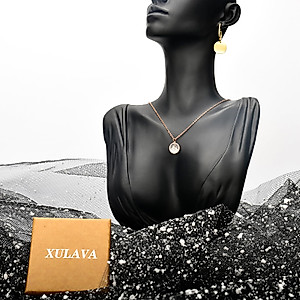 XULAVA Mustard Seed Necklace for Women Christian Gifts,Move Mountains Shell Necklaces Mothers Valentines Day Gifts Christian Faith Jewelry for Women,Rose Gold