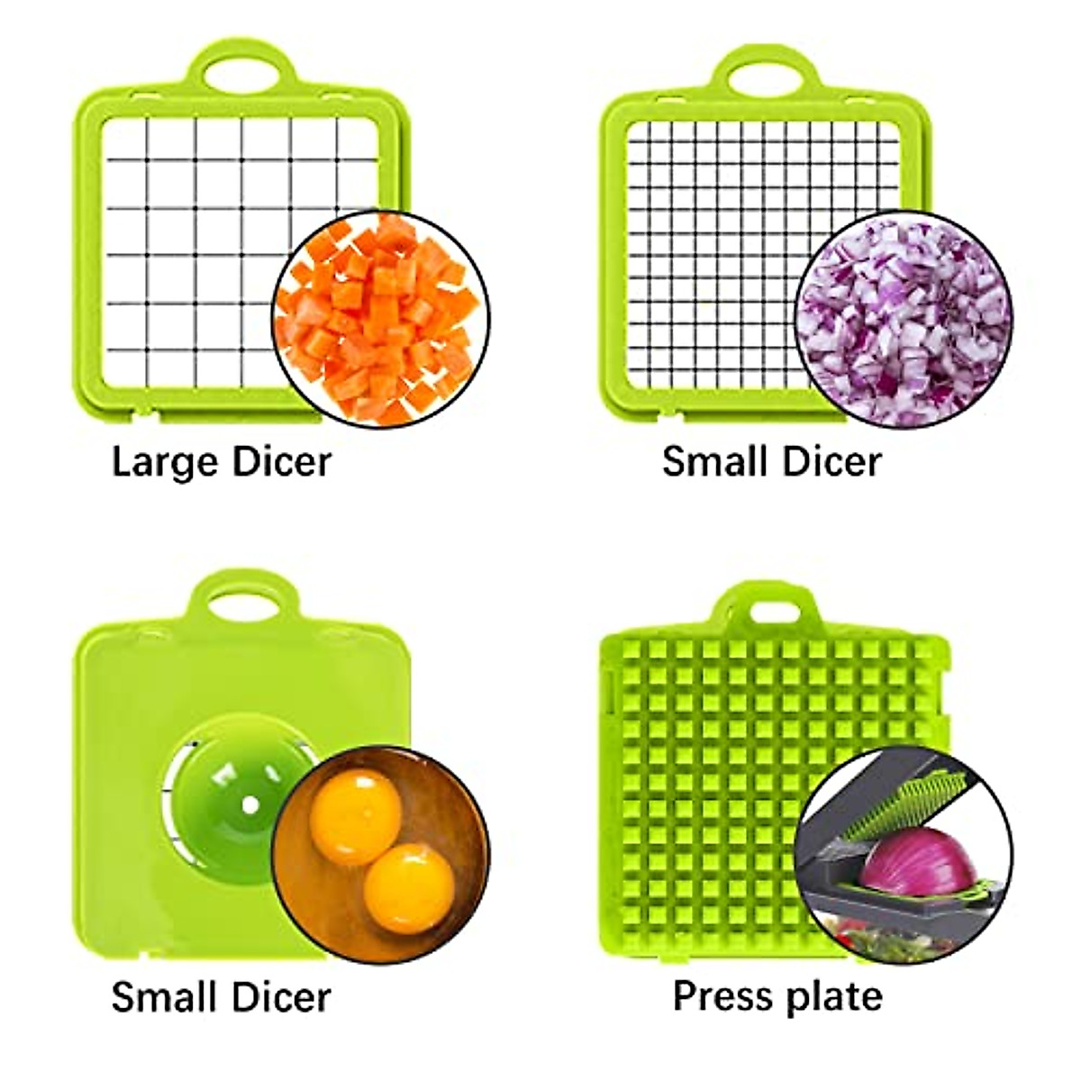 Vegetable Chopper, 13 in 1 Multifunctional Vegetable Chopper with 8 Blades for Onion Carrot, Veggie Chopper for Fruits and Vegetables Onion Chopper Food Chopper