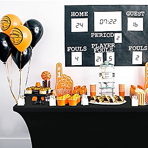 Yastouay 8ft Stretch Table Cloth Spandex Table Cover Tight Fitted for 8ft Rectangular Tables Black Washable Tablecloths for Party, Wedding, Banquet, Outdoor (Black, 8 Ft)