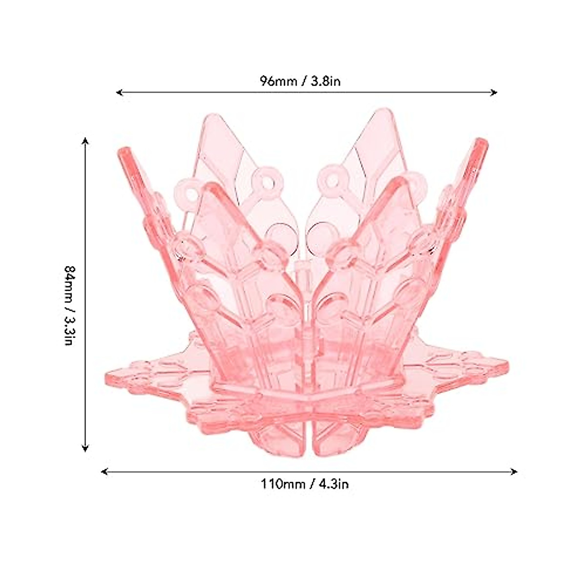 Coffee Dripper, Drip Coffee Filter Easy to Use for Travel (Pink)