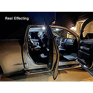 Xpismii 7 Piece 6000K White Tacoma LED Interior Light Kit Package Replacement for Toyota Tacoma 2005 2006 2007 2008 2009 2010 2011 2012 2013 2014 2015, with Placement Diagram and Install Tool
