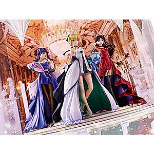 Fate stay night 1/7 Scale Figure Collection Saber, Rin Tohsaka and Sakura Matou ~15th Celebration Dress Ver.~ Premium Box