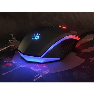 Bloody A70x Optical Gaming Mouse with Light Strike (LK) Switch & Scroll - Fully Programmable and Advance Macros (A70x-MatteBlack)