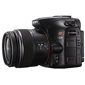Sony Alpha SLT-A57K 16.1 MP Exmor APS HD CMOS Sensor DSLR with Translucent Mirror Technology, 3D Sweep Panorama and 18-55mm Zoom Lens