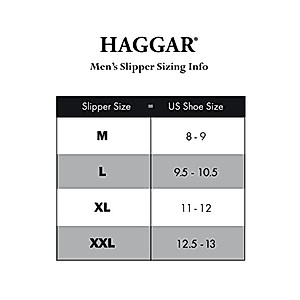 Haggar Men's Clog Slipper House Shoe Indoor/Outdoor with Memory Foam Comfort, Charcoal Felt, Large