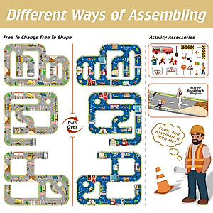 Construction Toys for Kids 5-7 STEM Toys Engineering Car Track Set Take Apart Truck Toys Birthday Gift for 3 4 5 6 Year Old Toddlers Boys Children