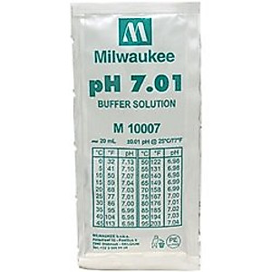 Milwaukee Instruments 7.01 Calibration Solution, Single Use Packet, 20ml