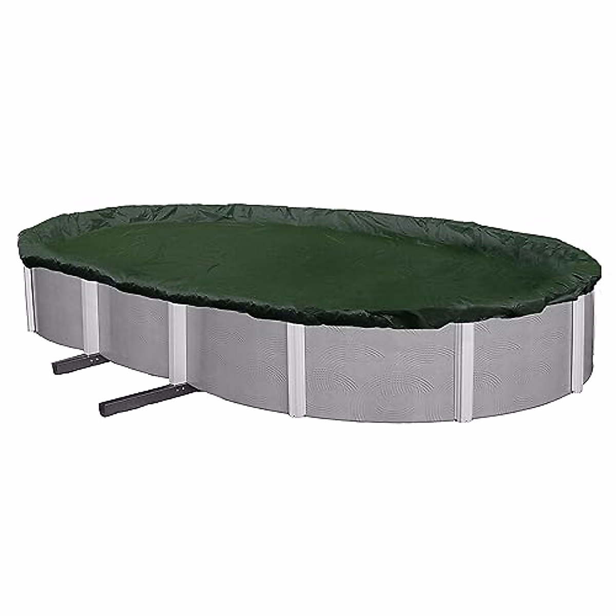 Blue Wave BWC815 Silver 12-Year 12-ft x 20-ft Oval Above Ground Pool Winter Cover,Forest Green