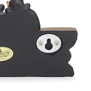 Black Bear Family 3.5 x 7.5 Hand-cast Resin Figurine Key Holder