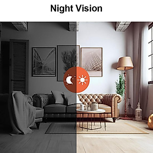 Wireless WiFi Security Camera Home Indoor Outdoor Camera House Cam 1080P Car Camaras Smart Home Camera Baby for Hous Home Office Outdoor Camera Mobile APP Remote Security Camera No Need Wifi Camera