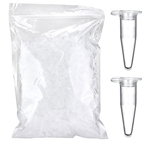 BKMAMLAB 0.2ml Microcentrifuge Tubes 1000 Pieces, EO Sterilized Plastic Small Vials with Caps for Sample Storage without Leakage(1000)