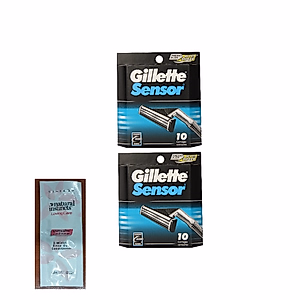 Gillette Sensor Cartridges 10 Count (Pack of 2)