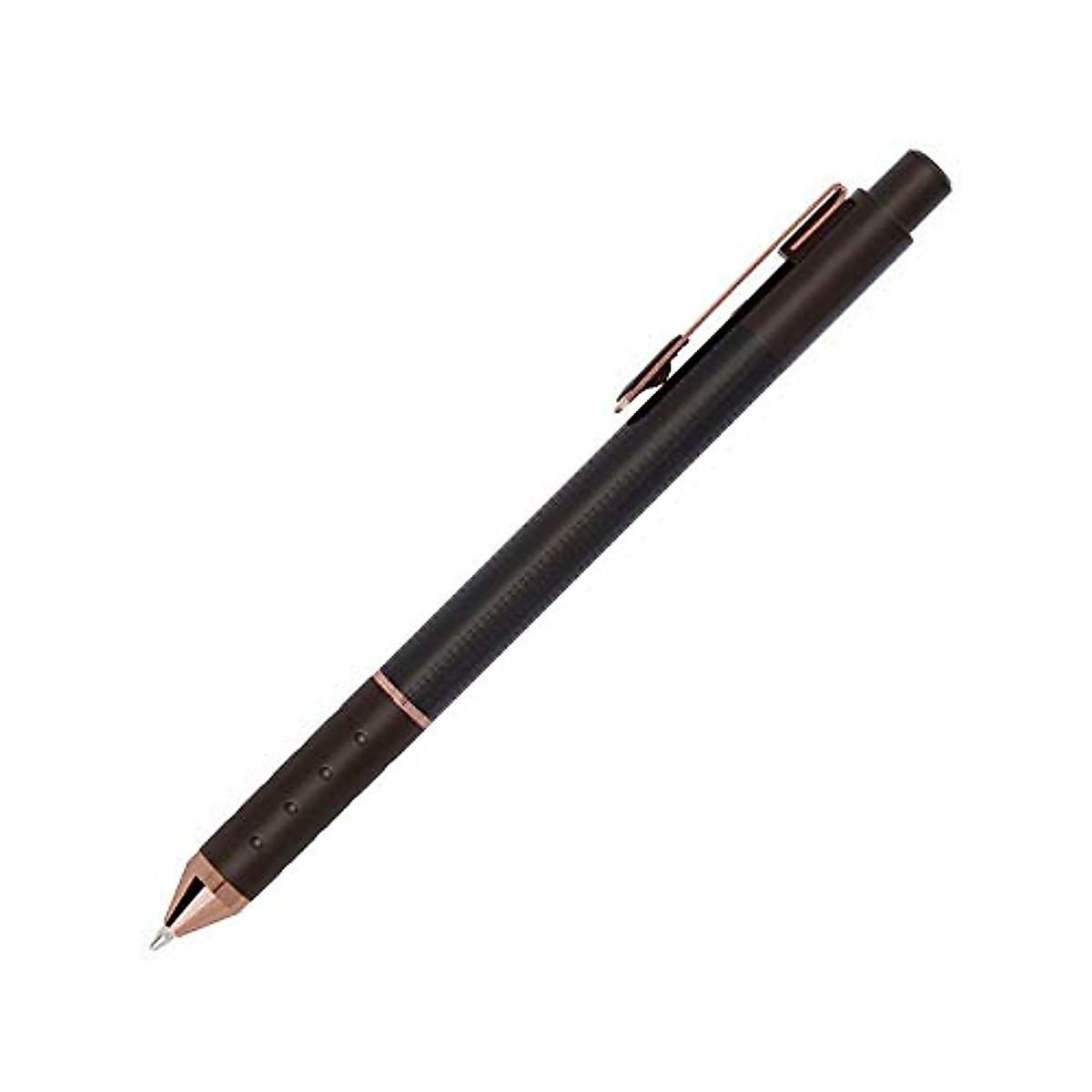 TUL Brilliance Pens, Ballpoint, Medium Point, 1.0 mm, Black Barrels, Black Ink, Pack of 4 Pens
