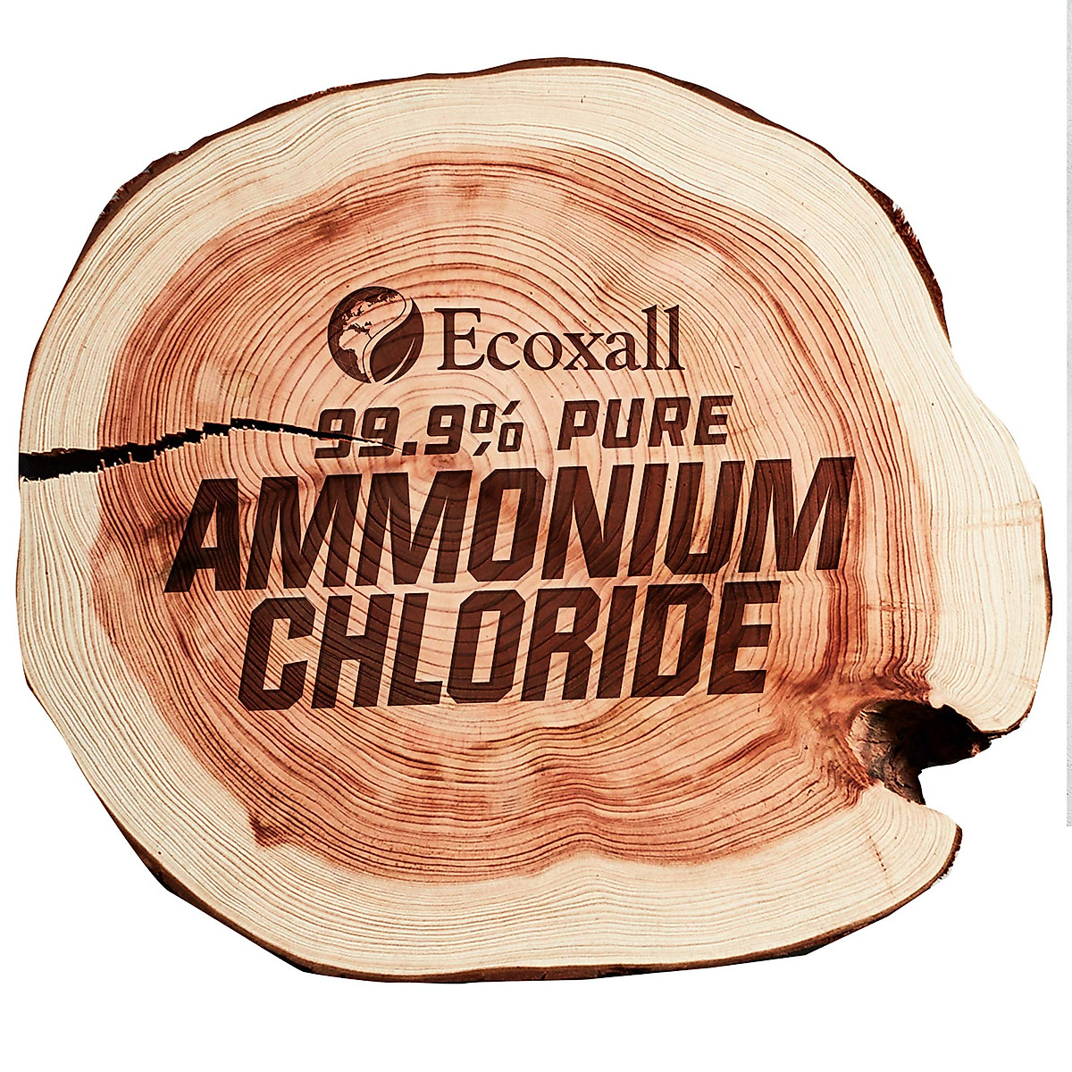 Ecoxall Premium Ammonium Chloride - 2lbs - 99.9% Wood Burning Powder - Used for Wood Burning, Managing Crops, and Veterinary Services - Granular Ammonium Chloride Powder