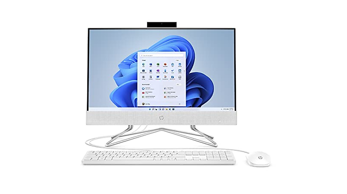 HP 21.5" All-in-One Desktop, Intel Pentium Silver J5040 Processor ...