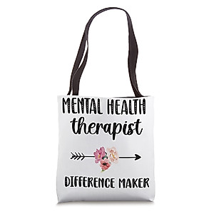 Mental Health Therapist Difference Maker Tote Bag