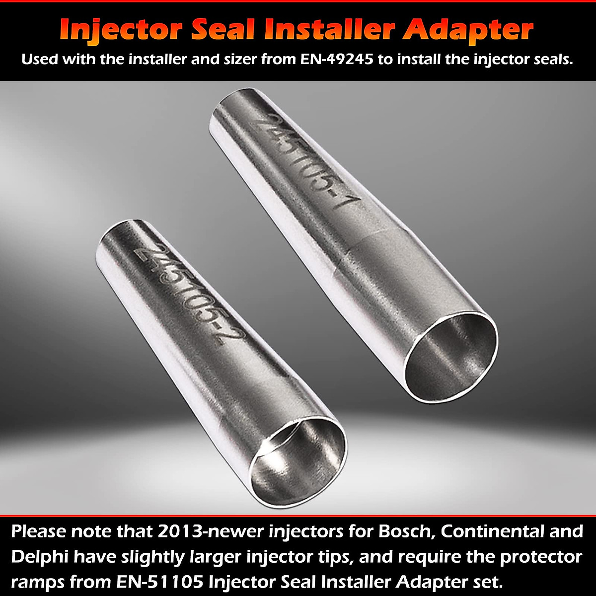 GM245 Fuel Injector Seals Tools Set Perfectly Compatible with GM Subaru Engines, Replaces for #EN-49245, EN-51105 and #18683AA000