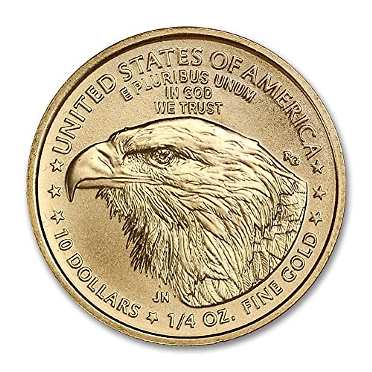 1986 - Present (Random Year) 1/4 oz American Gold Eagle Coin Brilliant Uncirculated (Type 1 or Type 2) in Original United States Mint Box with Certificate of Authenticity 22K $10 BU