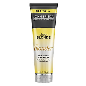 John Frieda Sheer Blonde Go Blonder Lightening Shampoo, 8.45 Fluid Ounce (Pack of 2)
