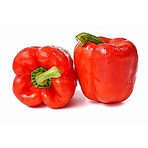 Big Red Bell Pepper Seeds for Planting, 50+ Heirloom Seeds Per Packet, (Isla's Garden Seeds), Non GMO Seeds, Botanical Name: Capsicum annuum, Great Home Garden Gift