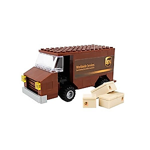 Daron UPS Package Car Construction Toy BL99977, Brown