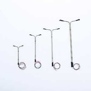 AAGAZA 2X Scale Model Train Street Lights Table Accessories