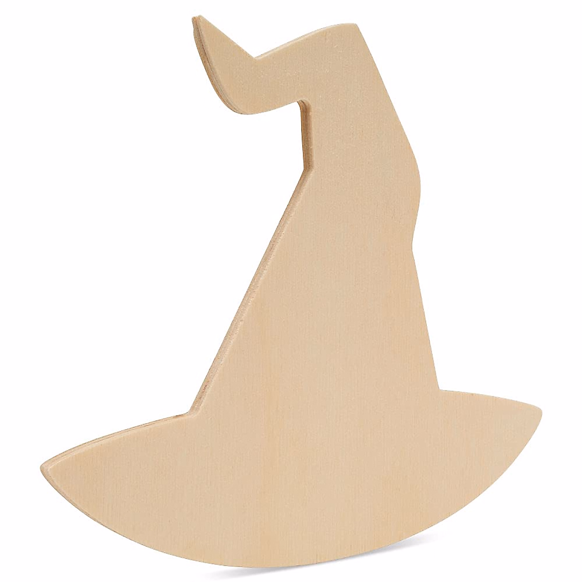 Wood Witch's Hat Cutouts 12 x 10-1/2 Inch, Pack of 3 Fall Unfinished Wood Cutouts to Paint and Display, DIY Halloween Décor, by Woodpeckers