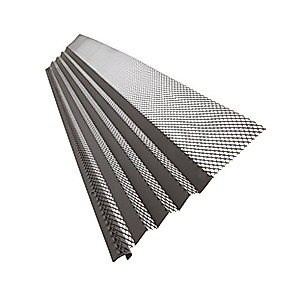 Amerimax Home Products 638010 Hoover Dam Gutter Guard, Dark Gray, 10 Count (Pack of 1)