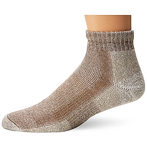 Thorlos Unisex LTHMX Light Hiking Thick Padded Ankle Sock, Walnut, Medium