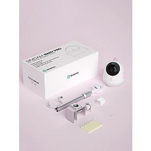 Simshine Baby Monitor - Wi-Fi HD Video Camera, 2K Smart Baby Camera Monitor with 360° Rotation, Crying Detection and Sleep Analytics Two-Way Audio Compatible with iOS & Android