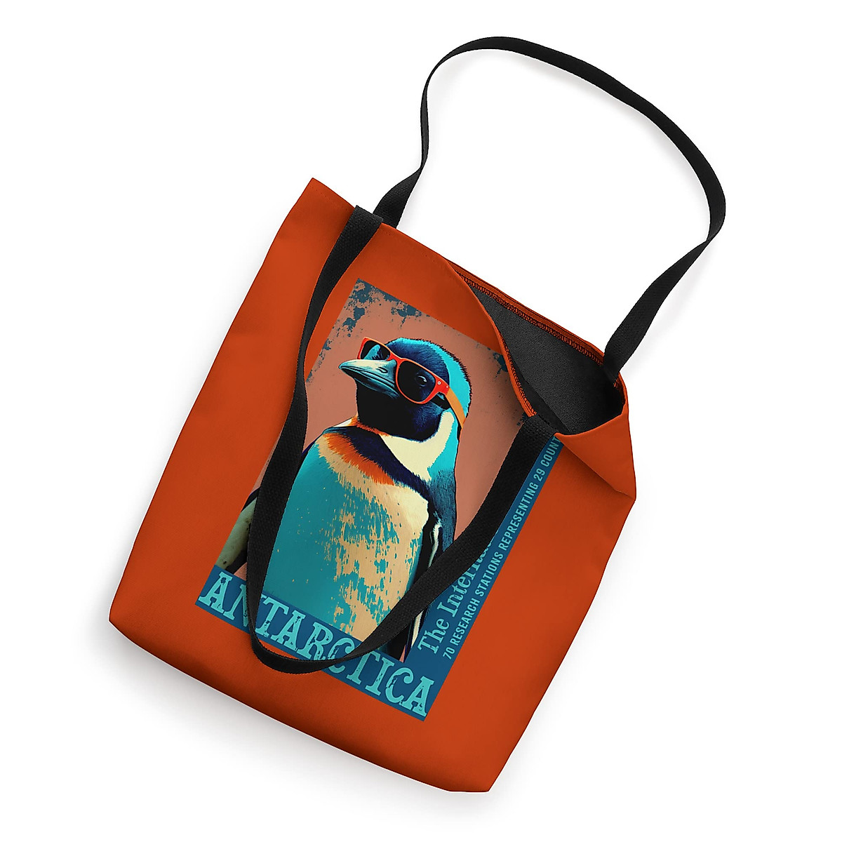 Antarctica Cute Cool Penguin Antarctic Research Souvenir Tote Bag