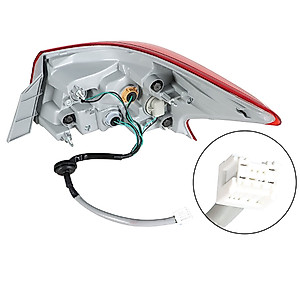 Tail Light Assembly OE Style Replacement for 2016-2018 Nissan Sentra, Replaces Tail Light Rear Brake Lamp Outer Left Driver Side 265553YU0A NI2804108
